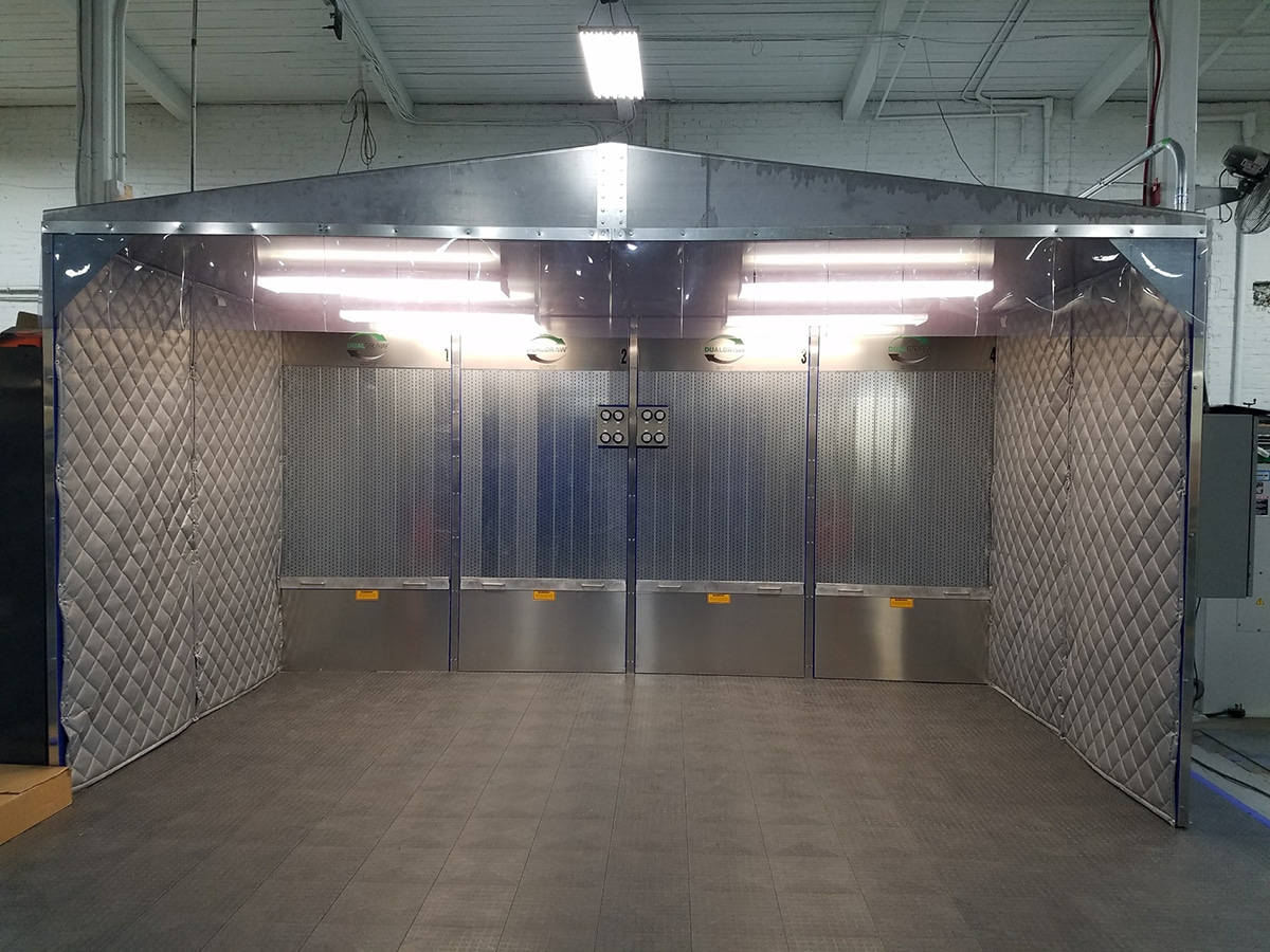 Installing a Dust Control Booth in One Day - a case study