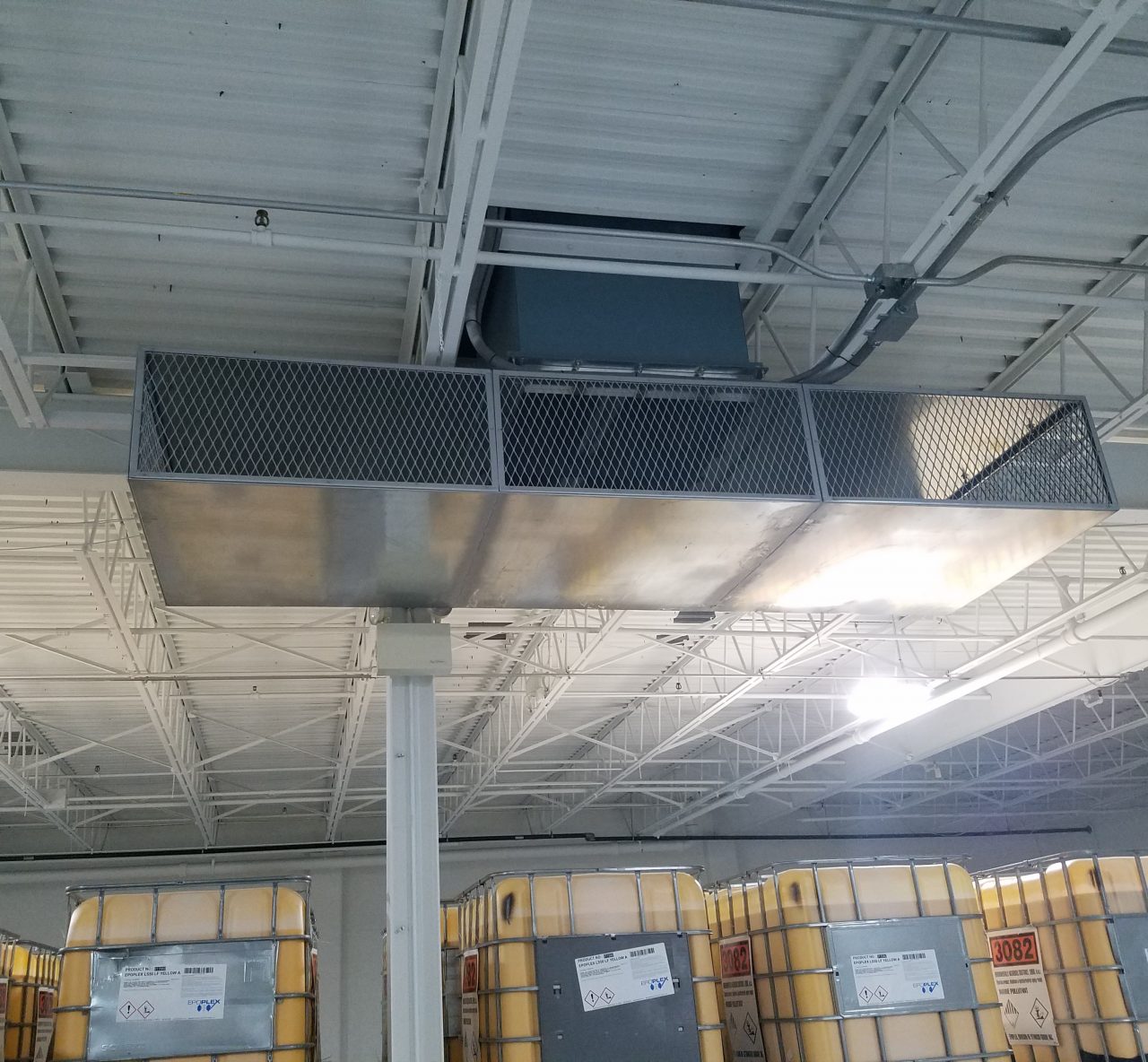 Industrial Air Conveying System | Duct | Flex Connectors | Dampers | Fans