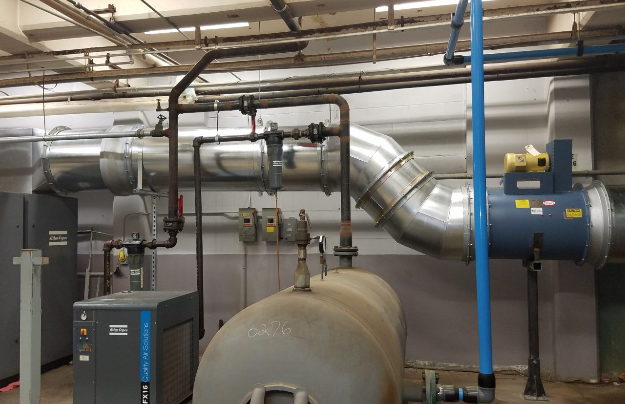 Small Compressor Room Ventilation - SysTech Design Inc.