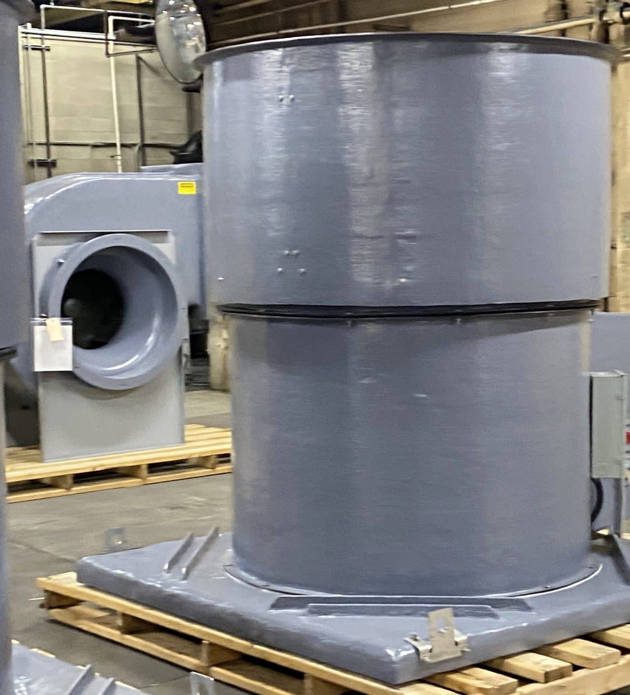 Chemical Plant FRP Exhaust Roof Fans - SysTech Design Inc.