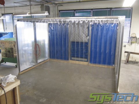 Dust Control Booths | Walk-in Filter Booths | Dust Collector Enclosures
