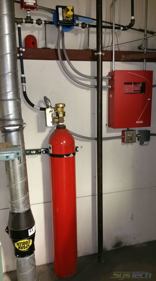 Fire Protection for Dust Collectors | CO2 System | Spark Trap | Arrestors